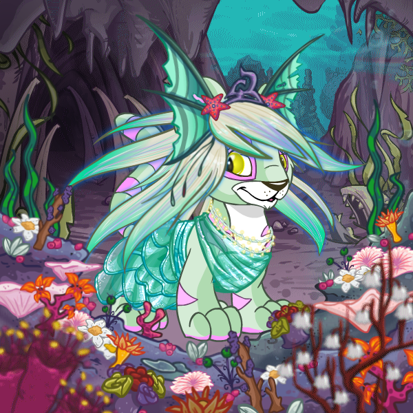 Undersea Oracle Kougra Custom | Dress to Impress
